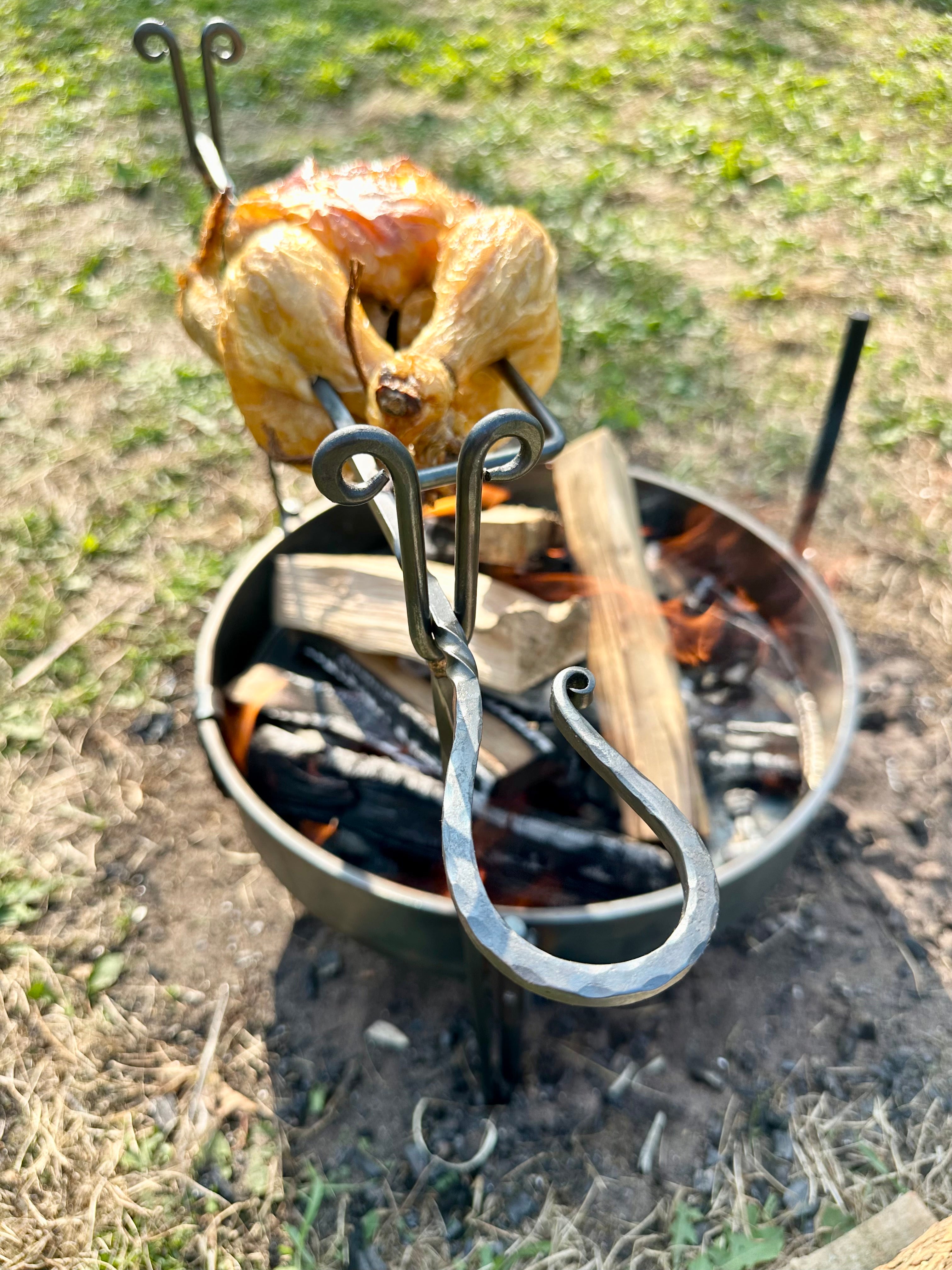 Portable Spit Roast – The Bushcraft Cook Shop